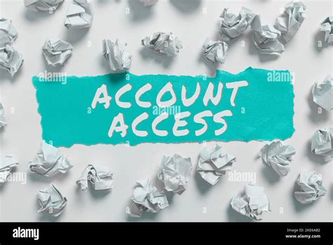 Text Caption Presenting Account Access Business Approach Full