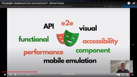 Timotej Pap On Linkedin Dnešná Prednáška Michal Drajna V Spolupráci S Nauč Mě It O Testovacom