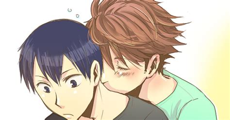 腐向け 【腐hq】※お酒は二十歳を過ぎてから【及影】 とーごのマンガ 及影 ハイキュー 及川さん頑張って Pixiv