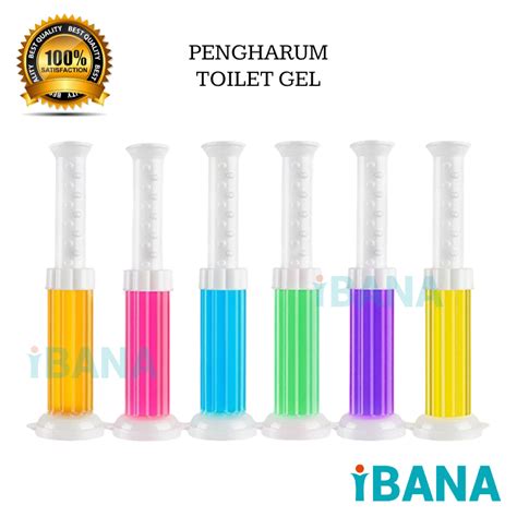 Jual Ibana Toilet Cleaner Gel Pewangi Aromatic Toilet Gel Motif Bunga