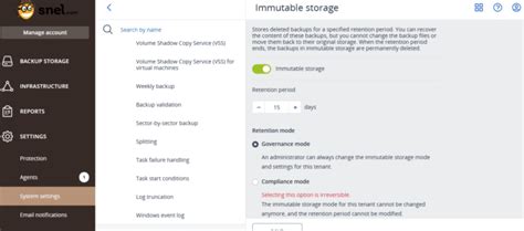Immutable Storage In Acronis Backup Cloud Snel Com