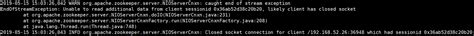报错：unable To Read Additional Data From Client Sessionid