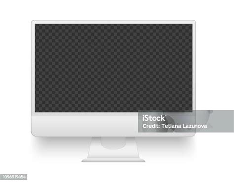 화이트 Pc 화면입니다 이랑 전자 장치 벡터 일러스트 레이 션 0명에 대한 스톡 벡터 아트 및 기타 이미지 0명 검은색