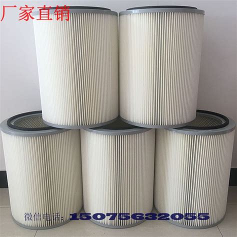 PTFE覆膜滤芯滤筒喷砂机抛丸机粉尘滤筒焊接烟尘喷塑涂装除尘滤芯 虎窝淘