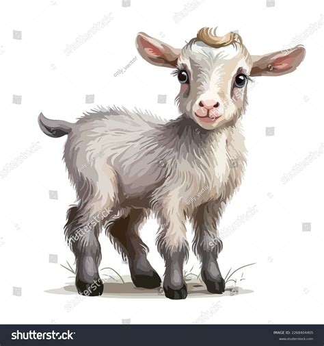 Cute Goat Drawing