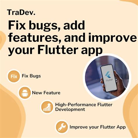 Fix Bugs Add Features And Improve Your Flutter App By Tradevapp Fiverr