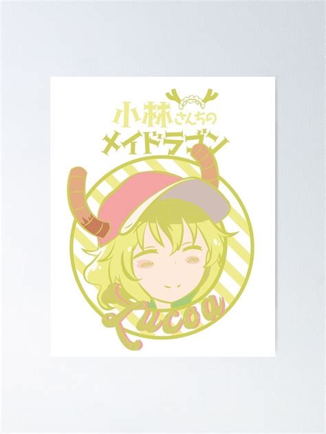 Miss Kobayashis Dragon Maid Lucoa Poster For Sale By Fungangstore