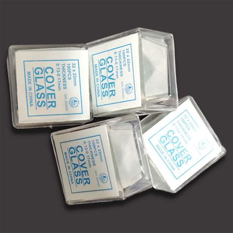 Cover Glass 22x22mm 100pcs Microscope Slide Cover Glass Shopee