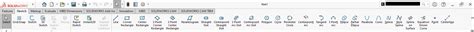 Sketch Toolbar No Longer Organized Rsolidworks