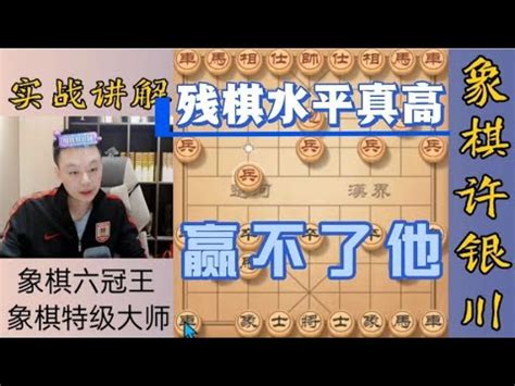许银川特大他这残棋有全国赛的水平了只能求和了 YouTube