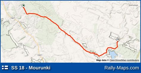 Ss 18 Mourunki Stage Map Pohjola Ralli 1978 Ralli Sm 🌍 Rally