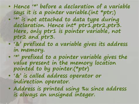 Ppt Introduction To Pointers Understanding Variables And Memory