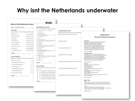 Why Isnt The Netherlands Underwater Teaching Resources