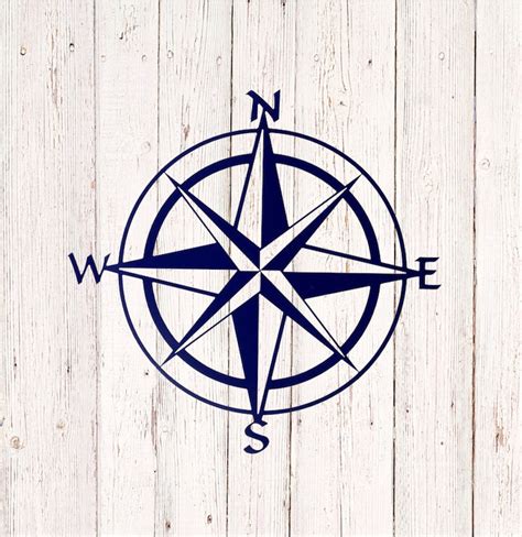 Kompass Aufkleber Auto Aufkleber Nautischen Kompass Etsyde