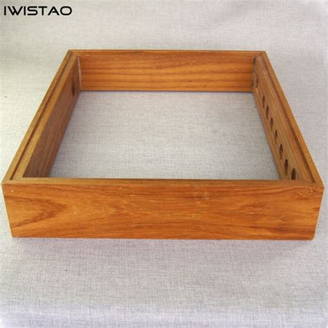 Iwistao Diy Wooden Casing For Tube Amplifier Chassis 480x380x80 Teak W