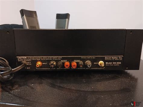 Hafler Dh 200 100 W Power Amplifier Photo 4537793 Canuck Audio Mart