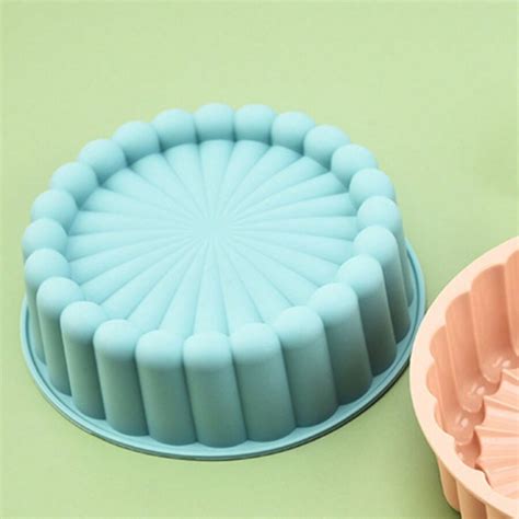 Charlotte Cake Pan Round Silicone Baking Pan Cakes Pan Sponge Flan Mold