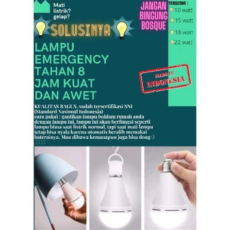 Jual Lampu Emergency Shopee Indonesia