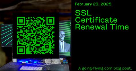Ssl Certificate Renewal Time