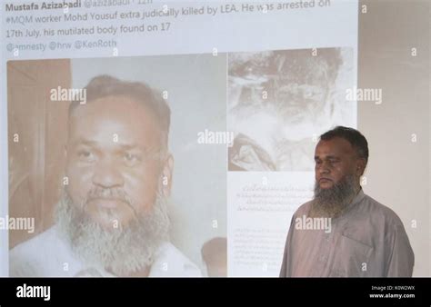 Pakistan Mqm London Worker Mohammad Yousuf Thailay Wala Was