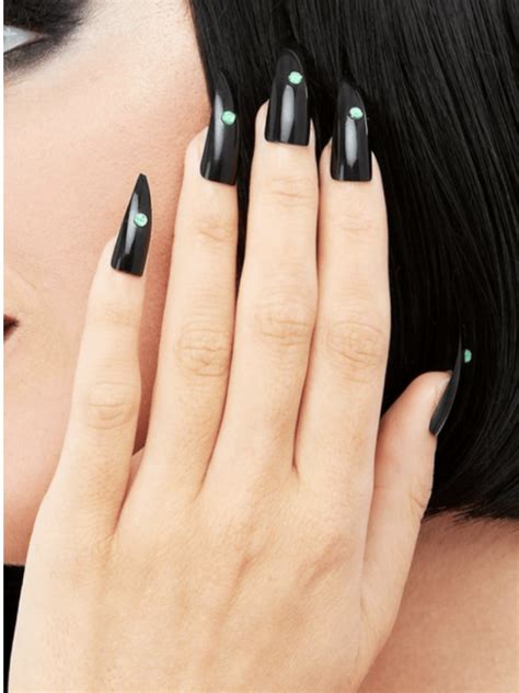 Press On Witch Nails Black Super Awesome And Spooky