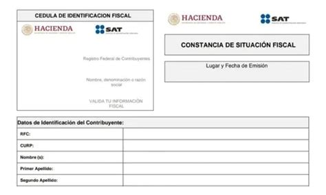 Constancia De Situacion Fiscal Rfc Sat En Venta En Tekax Yucatán Por