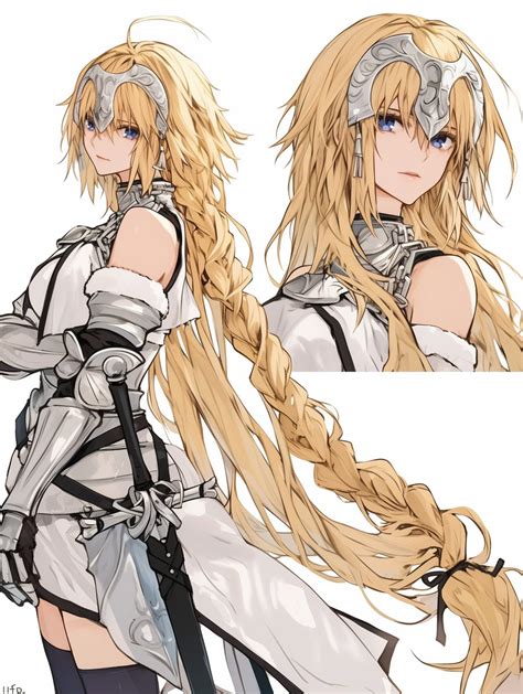 jeanne d'arc (fate) ,jeanne d'arc (third ascension) (fate) 1girl long ...