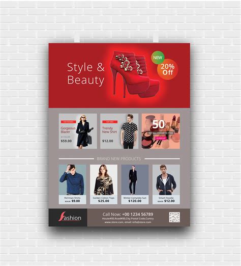 E Commerce Fashion Flyer Template On Behance