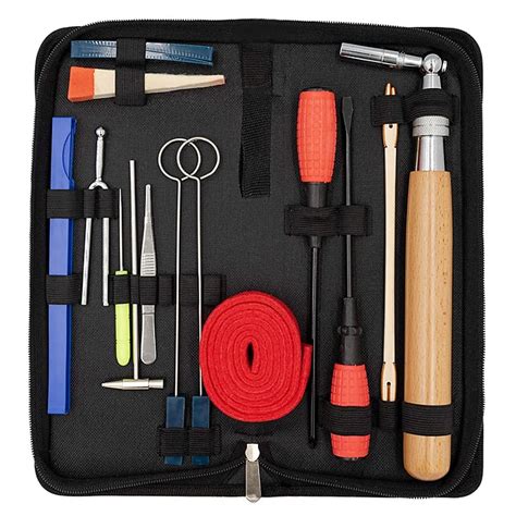 Piano Tuning Kit Professional 16 Pcs Piano Tuner Tools Reverb