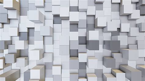 3d Squares Abstract Colorful Background Technology Work Match Vector Technology Work Match