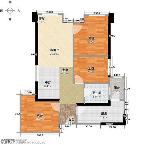 小三居改造 酷家乐