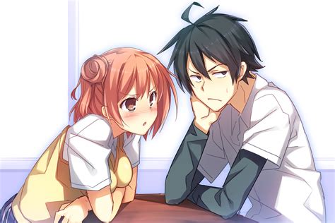 Yuigahama Yui And Hikigaya Hachiman Yahari Ore No Seishun Lovecome Wa