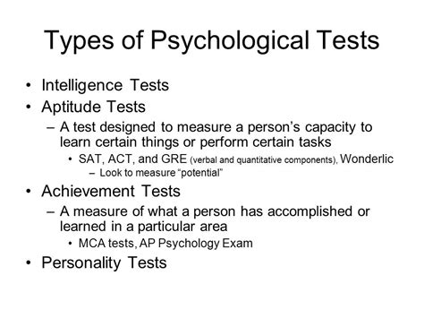 What Are The Three Types Of Psychological Tests At Stephanie Trumble Blog
