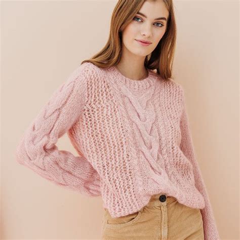 Fil laine Phildar Phil Mohair Soie Lurex Rosée
