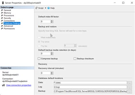Azure Learn Dp The Hard Way Dp Lab Azure Sql Server Vm