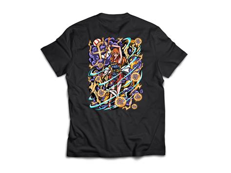 One Piece Nami T Shirt Front And Back Vinyl Labz