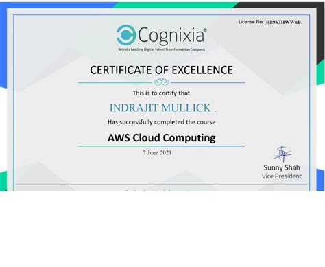 Indrajit Mullick On Linkedin Aws Cognixia Cloudcomputing