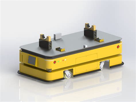 Heavy Duty Material Handling Agv Robot With 2t Payload Customizable