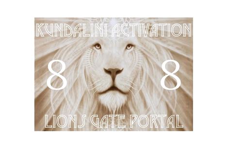 Lions Gate 88 Portal Kundalini Activation August 8 2023 Online Event
