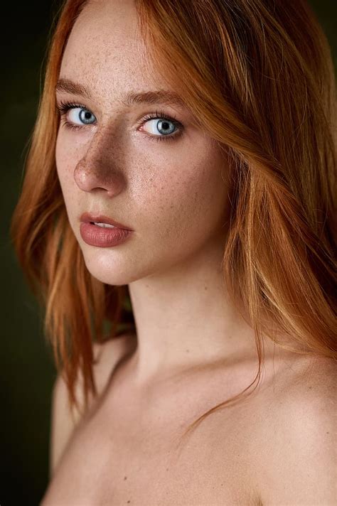 マックス・ピジク、 女性、 エリザベタ・クリルコ、 赤毛、 そばかす、 青い目、 ポートレート、 Hdデスクトップの壁紙