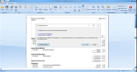 Autocount Accounting Preview Profit Loss Error Datatree Solutions