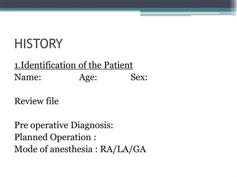 Preanesthetic Assessment PPTX Lung And Respiratory Health Diseases And Conditions