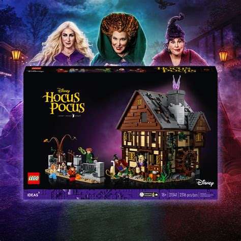 Lego Disney Hocus Pocus The Sanderson Sisters Cottage Paragon