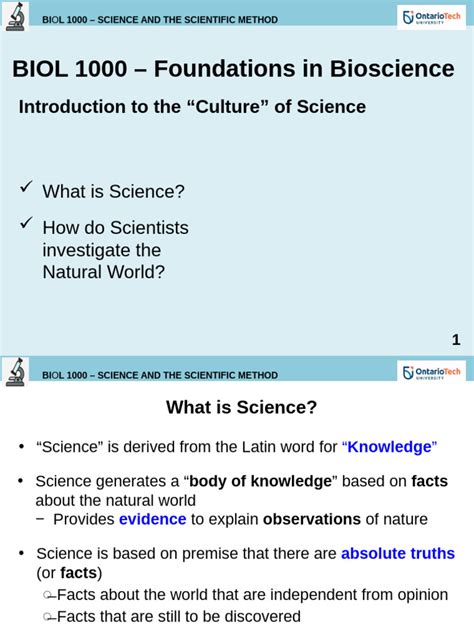 biol1000 f2023 w2 lecture 2 intro to scientific culture pdf science
