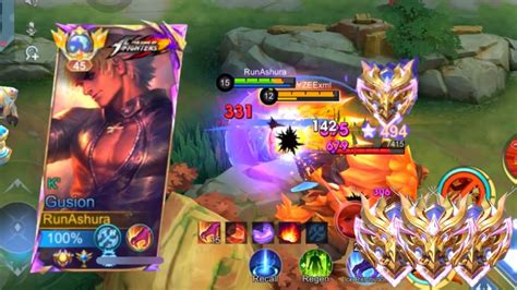 How To Against Fanny High Rank With Gusion Mobile Legends Youtube
