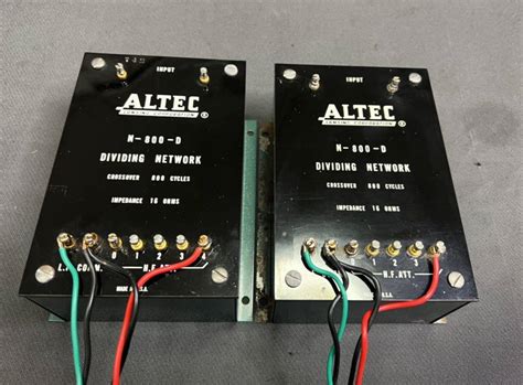 【やや傷や汚れあり】altec アルテック N 800 D ネットワークペア。 の落札情報詳細 ヤフオク落札価格情報 オークフリー