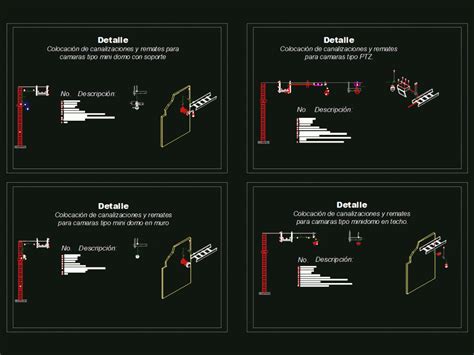 Details Placement Cctv Cameras Security Cameras Dwg Detail For Autocad • Designscad