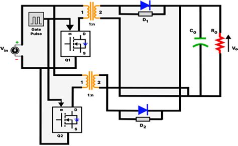 Basic Topology Of An Interleaved Flyback Converter Download Scientific Diagram