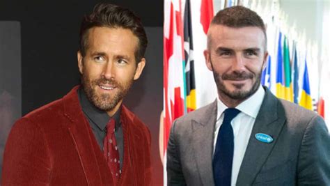 Ryan Reynolds Co Owner Of Wrexham Afc Turns To David Beckham For
