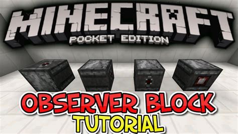 How To Use Observer In Minecraft If You Don T Have An Observer In